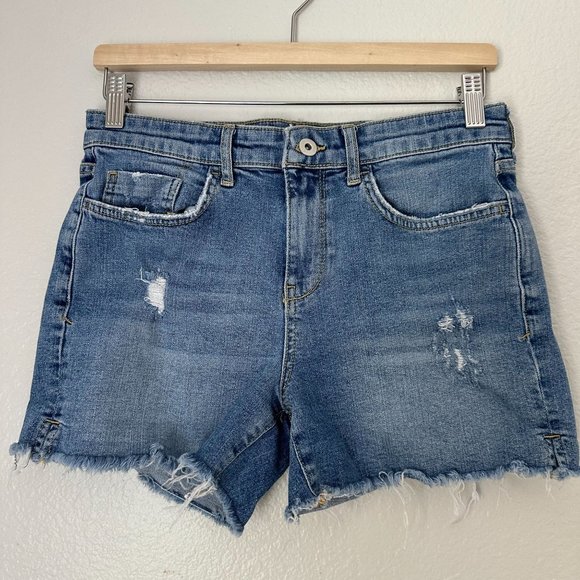 Anthropologie | Shorts | Pilcro And The Letterpress Slim Boyfriend ...